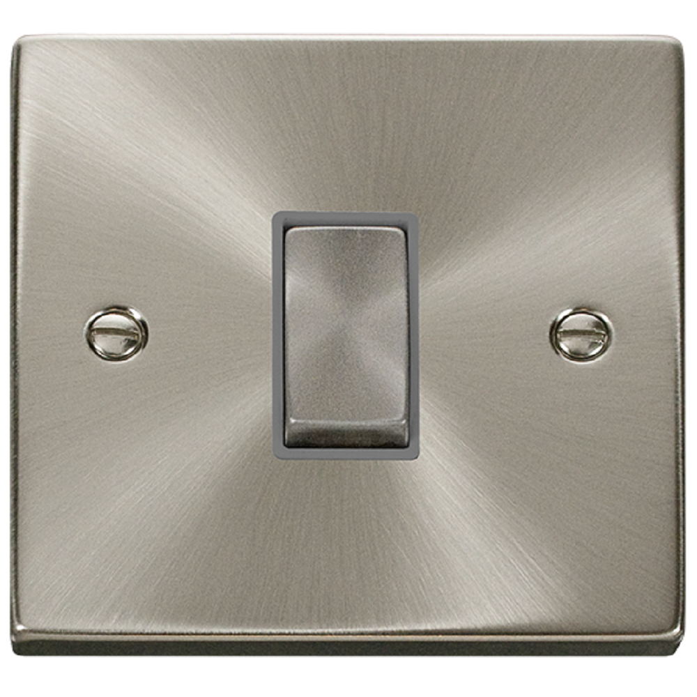 Click Deco Satin Chrome Light Switches | RS Electrical Supplies