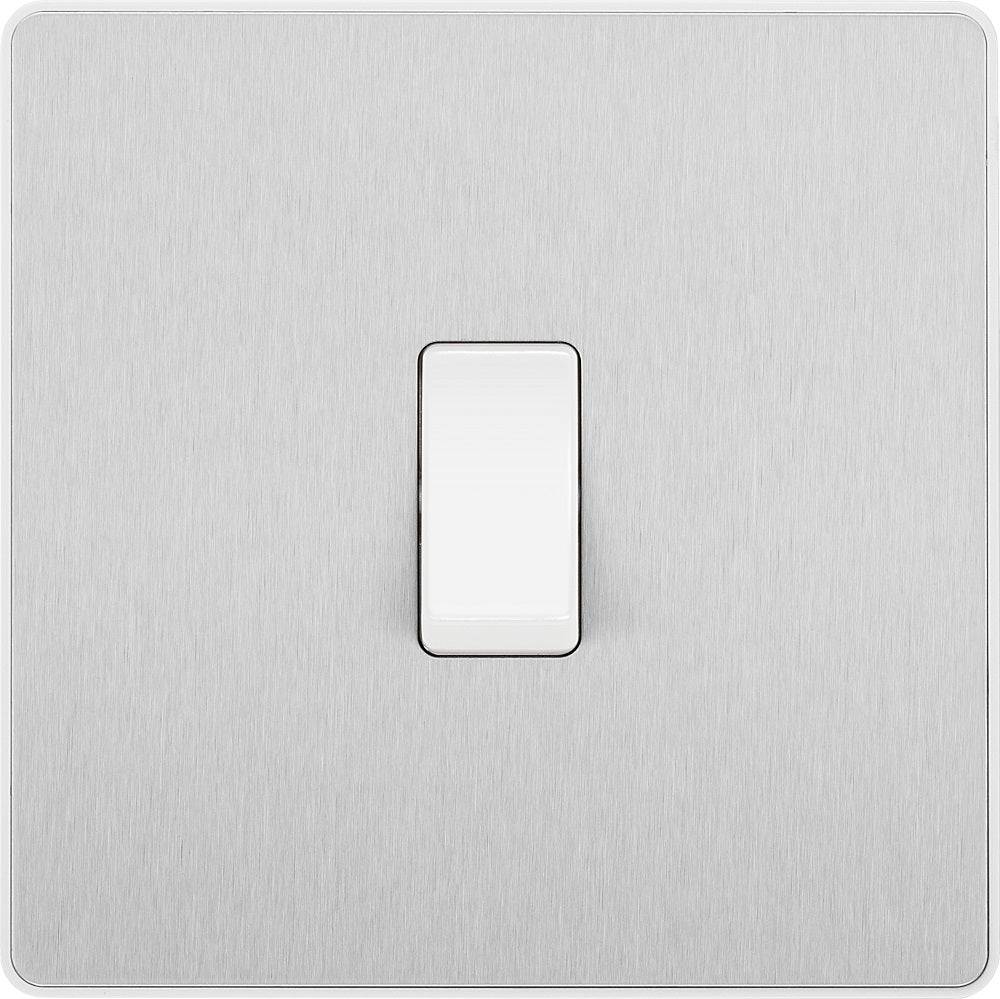 BG Evolve Brushed Steel Light Switches | RS Electrical Supplies
