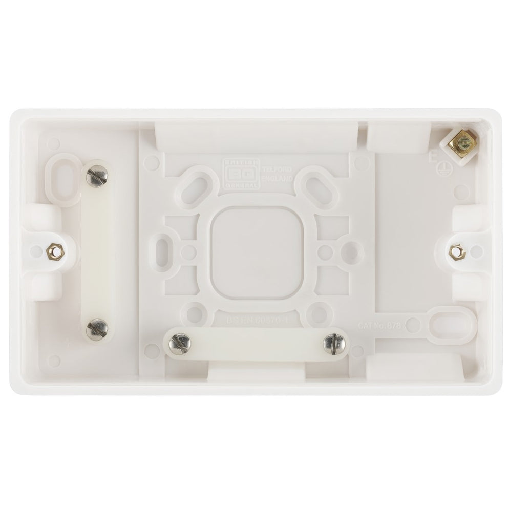 BG Double Pattress 50mm 878 | RS Electrical Supplies