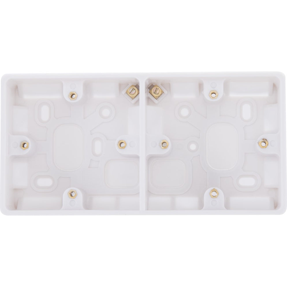 BG Dual Pattress 37mm 896 | RS Electrical Supplies