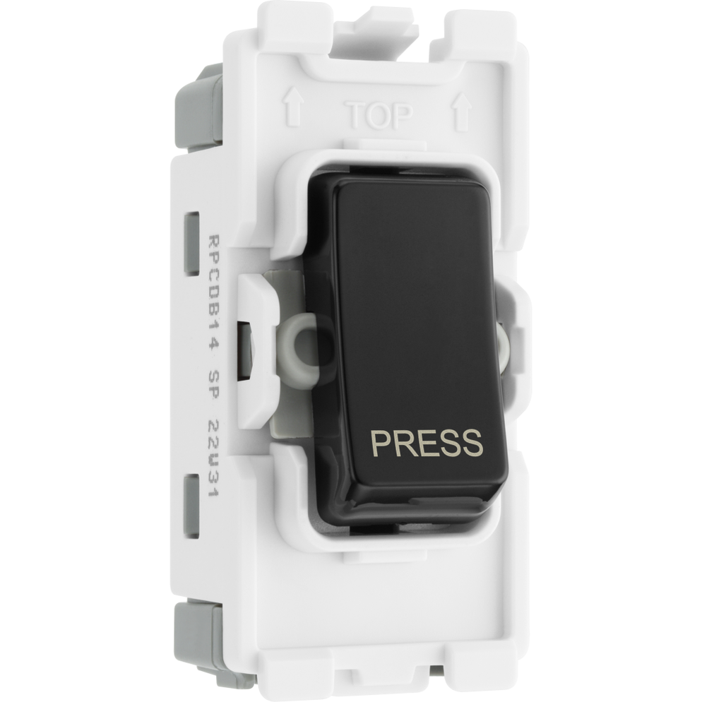 BG Evolve Black 20A Retractive Grid Module RPCDB14 | RS Electrical Supplies