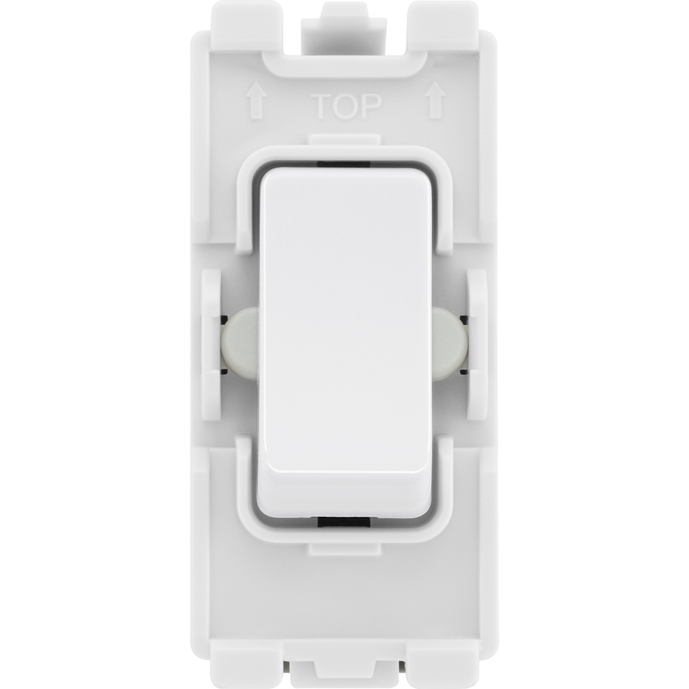 BG Evolve White 20A 2 Way Single Pole Centre Off Grid Module RPCDW12C ...