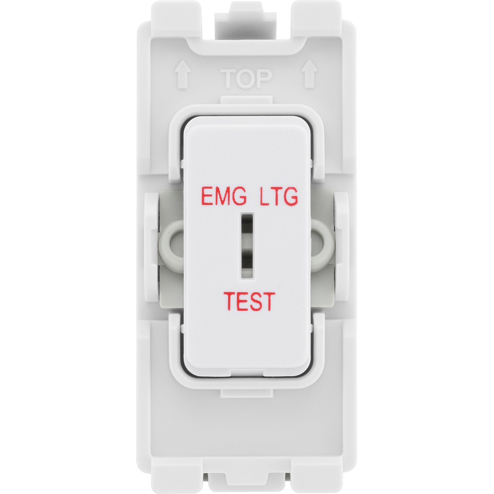 BG Evolve White 20A 2 Way Printed Key Grid Module RPCDW12EL | RS ...