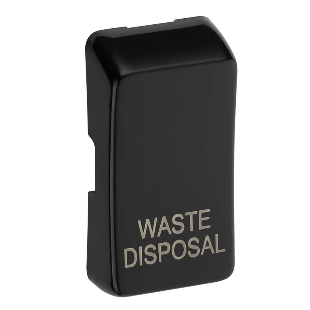 BG Evolve Black Engraved Waste Disposal Grid Rocker RRWDISPCDB | RS ...