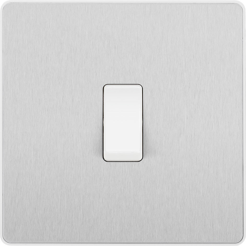 BG Evolve Brushed Steel 20A Double Pole Switch PCDBS30W | RS Electrical ...