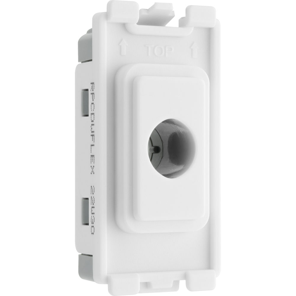 BG Evolve White Flex Outlet Grid Module RPCDWFLEX | RS Electrical Supplies