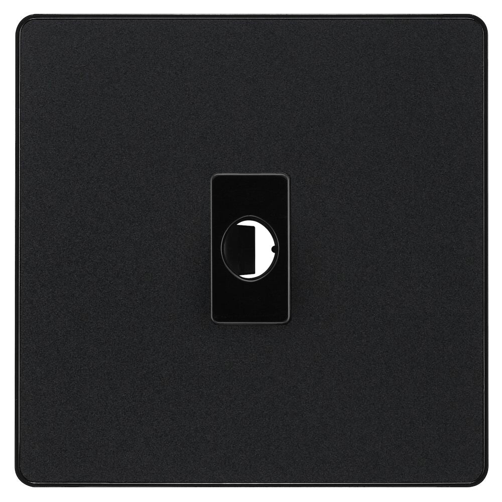 BG Evolve Matt Black Flex Outlet PCDMBFLEXB | RS Electrical Supplies