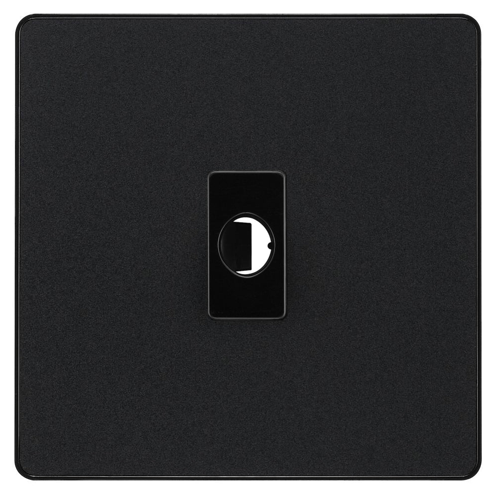 BG Evolve Matt Black Flex Outlet PCDMBFLEXB | RS Electrical Supplies