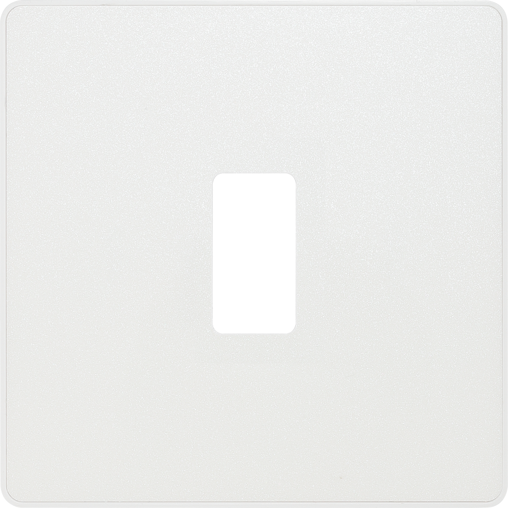 BG Evolve Pearl White 1G Grid Plate RPCDCL1W | RS Electrical Supplies