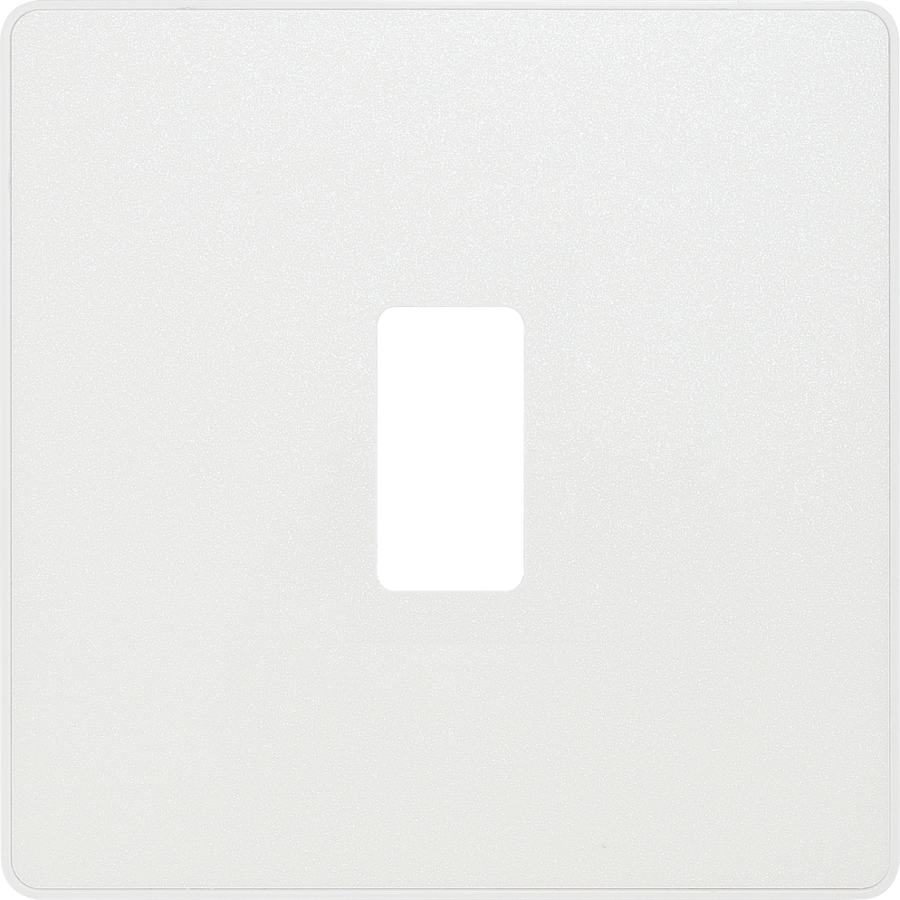 BG Evolve Pearl White 1G Grid Plate RPCDCL1W | RS Electrical Supplies