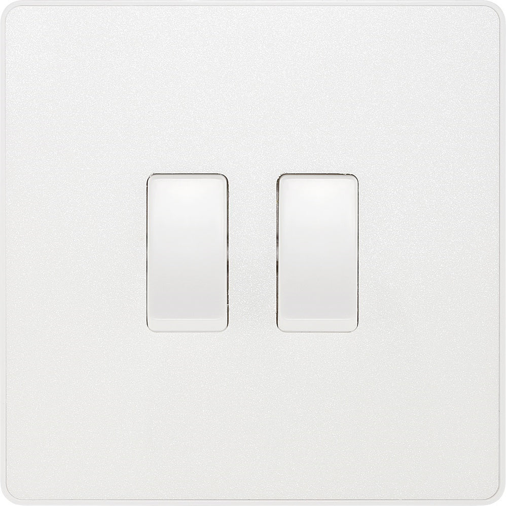 BG Evolve Pearl White 20A Double Pole Switch PCDCL30W | RS Electrical ...