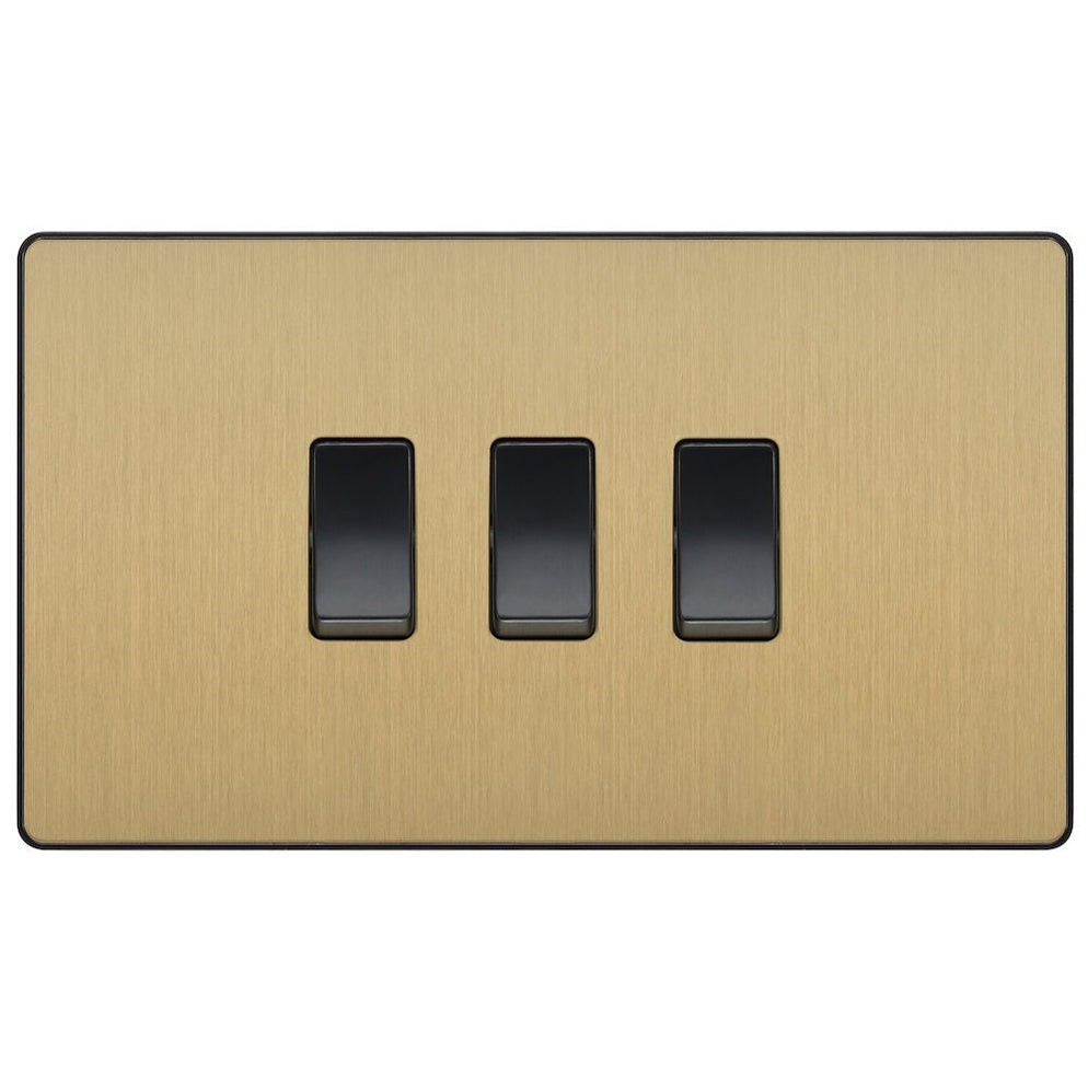 BG Evolve Satin Brass 3G Intermediate Combination Switch | RS ...