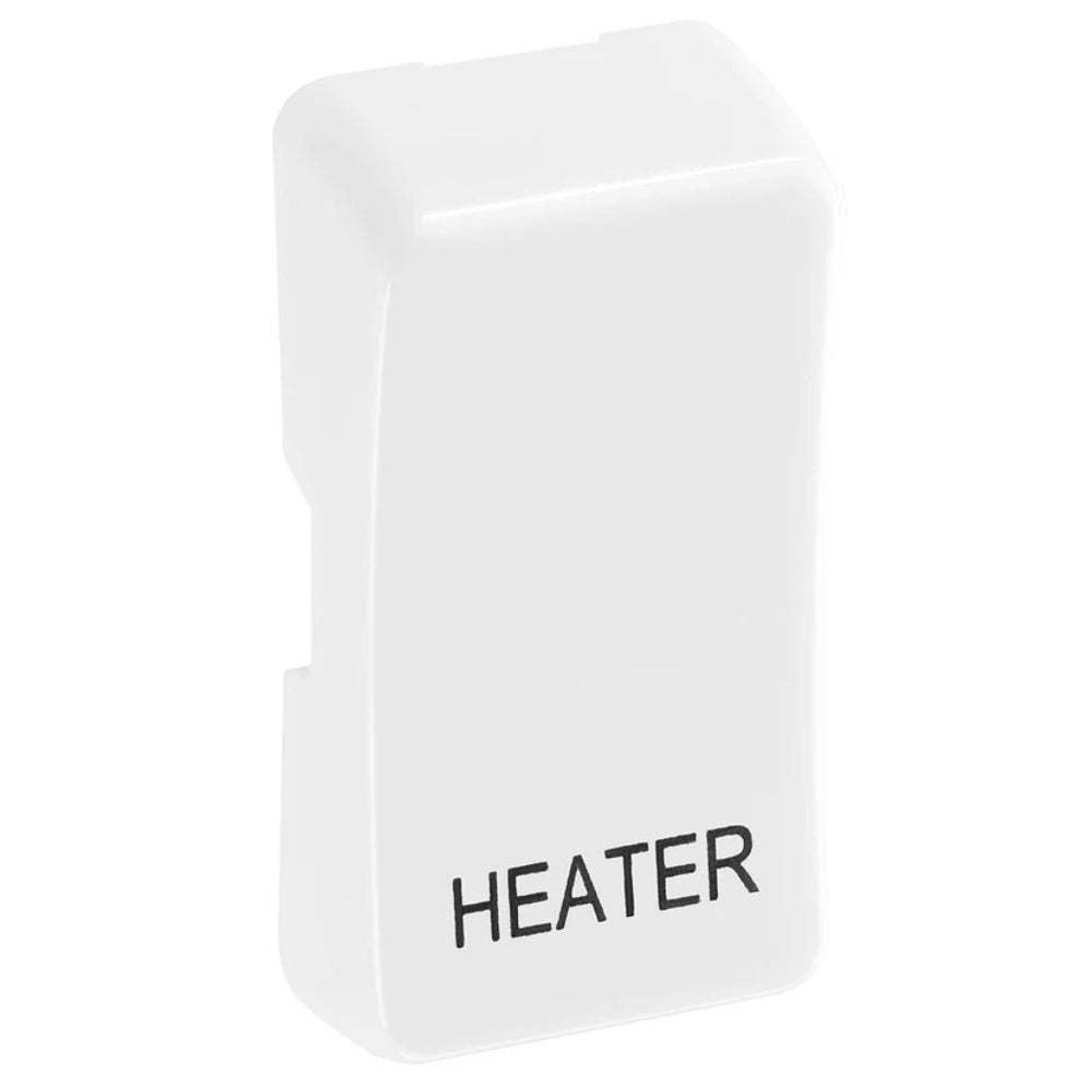 BG Evolve White Engraved Heater Grid Rocker RRHTPCDW | RS Electrical ...