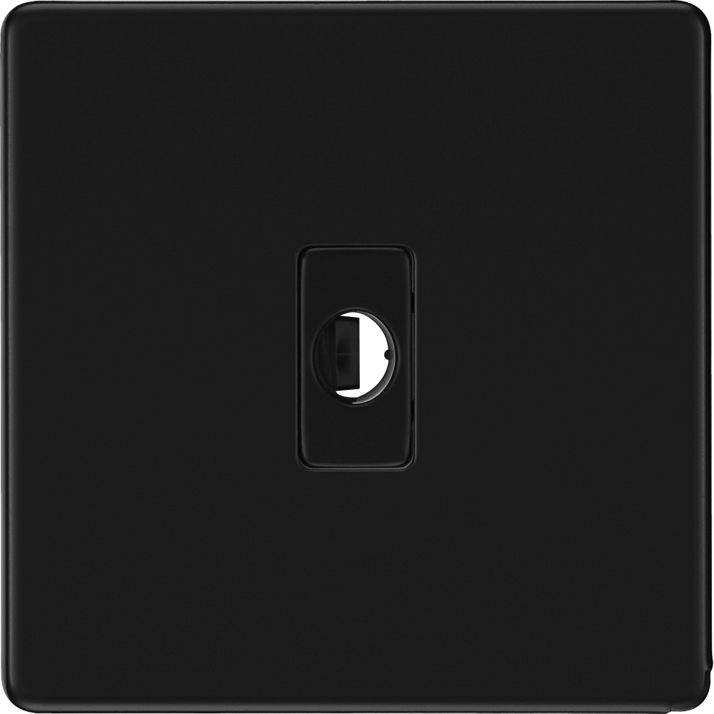 BG Flatplate Screwless Matt Black Flex Outlet FFBFLEX | RS Electrical ...