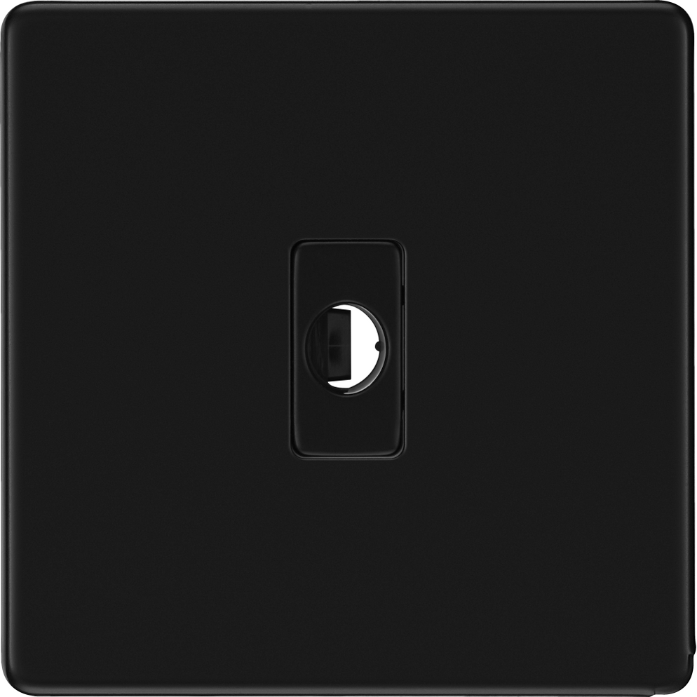 BG Flatplate Screwless Matt Black Flex Outlet FFBFLEX | RS Electrical ...