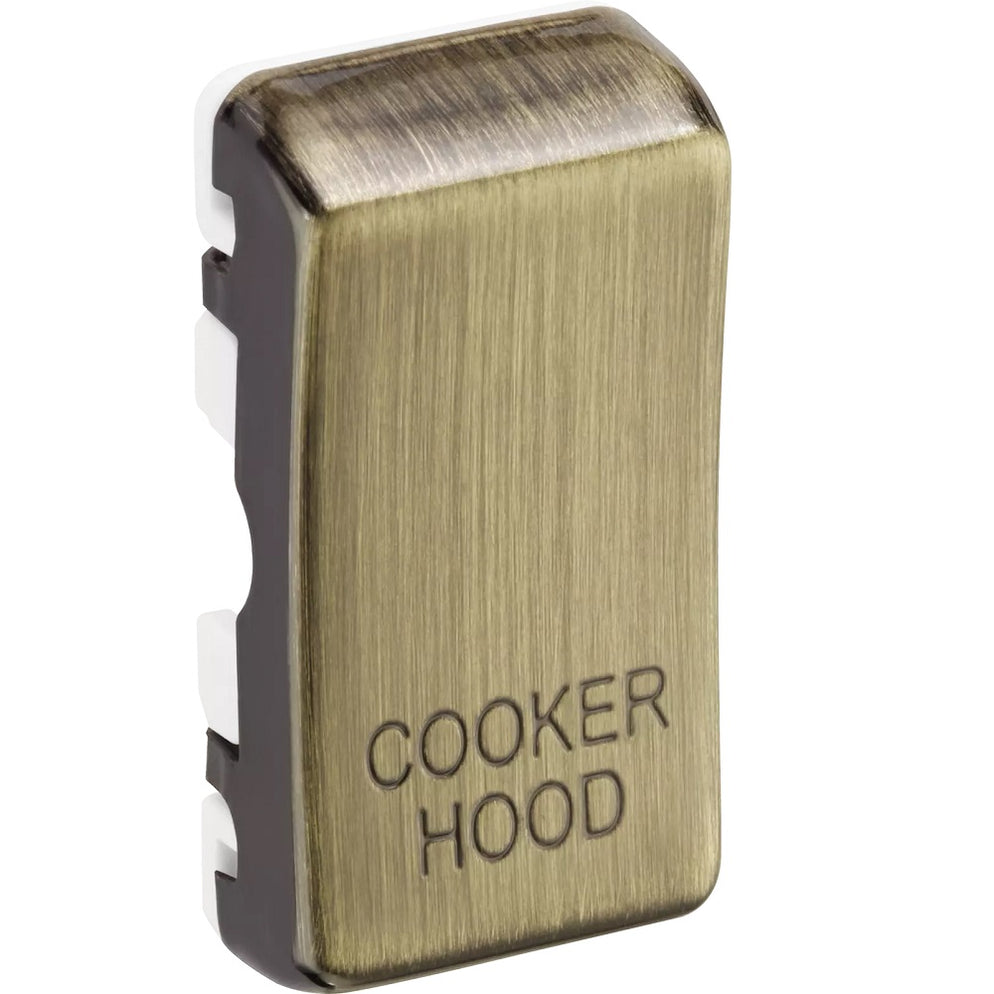 BG Grid Antique Brass Engraved 'Cooker Hood' Rocker RRCHAB | RS ...