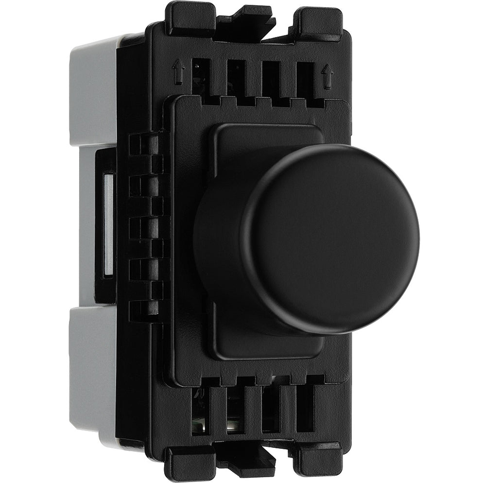 BG Matt Black Dimmer Grid Switch RFBDLT | RS Electrical Supplies
