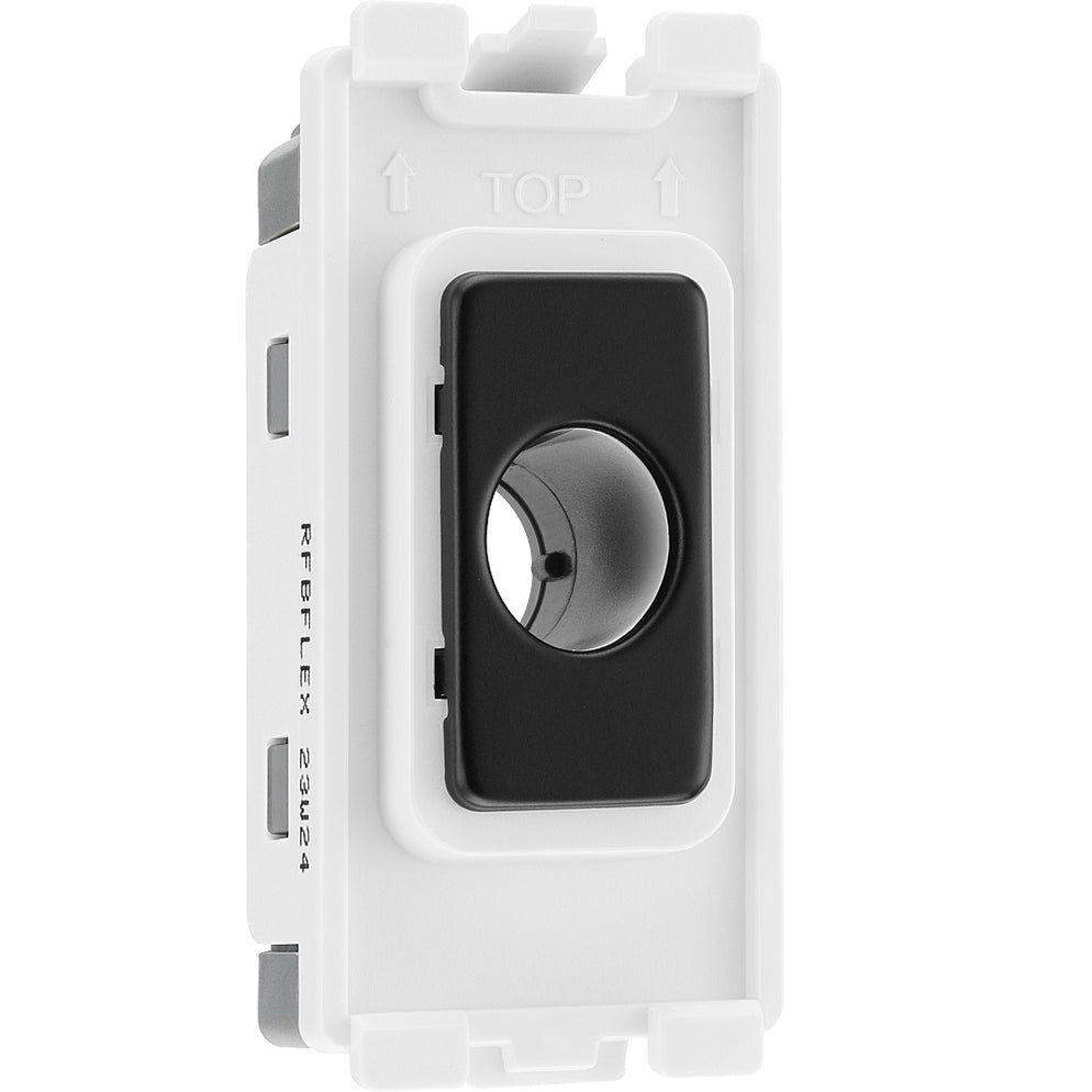 BG Matt Black Flex Outlet Grid Module RFBFLEX | RS Electrical Supplies