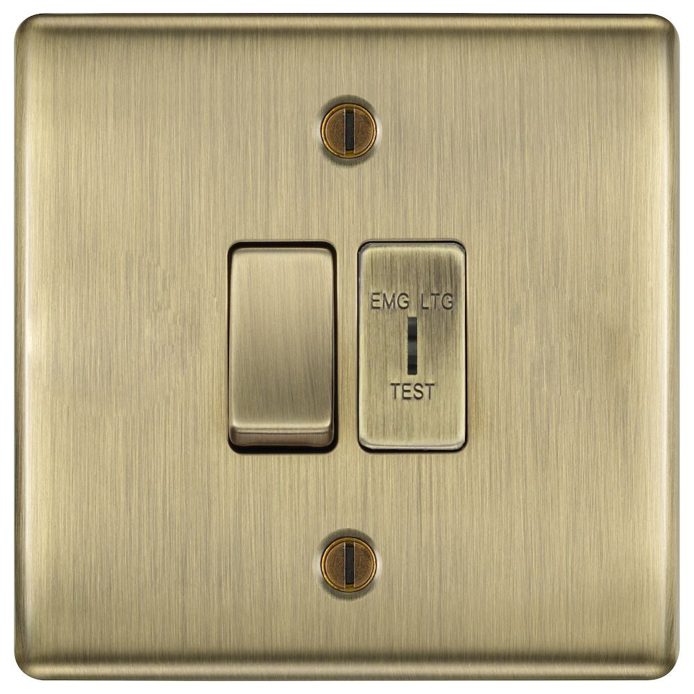 BG Nexus Metal Antique Brass 2W & Emergency Key Switch NAB42EL | RS ...
