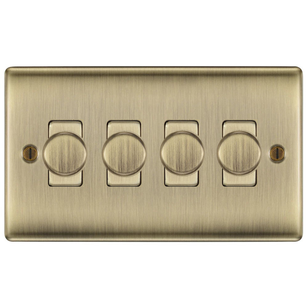BG Nexus Metal Antique Brass 4G Dimmer Switch NAB84 | RS Electrical ...