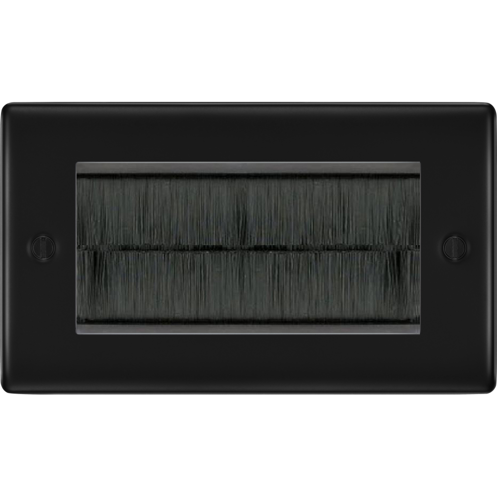 BG Nexus Metal Matt Black 4G Cable Brush Outlet NFBEMR4BR | RS ...