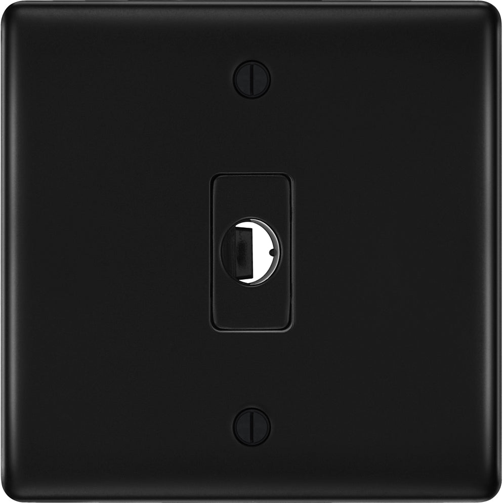 BG Nexus Metal Matt Black Flex Outlet NFBFLEX | RS Electrical Supplies