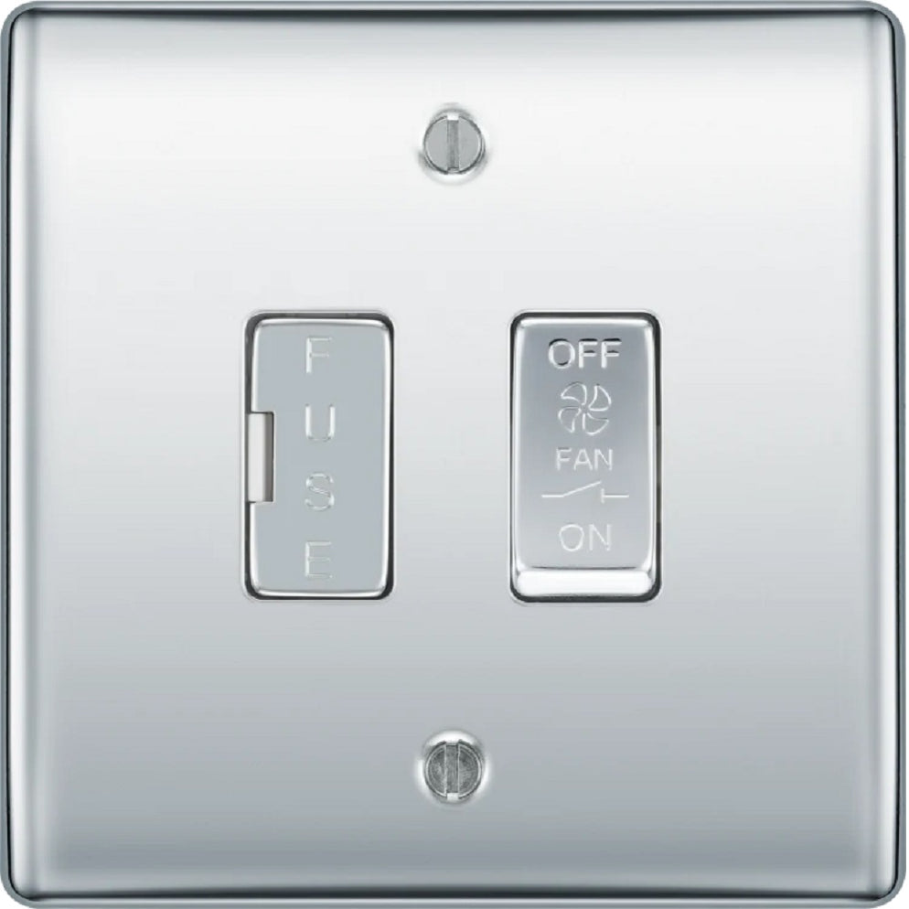 BG Nexus Metal Polished Chrome Fused Fan Isolator Switch NPC15F | RS ...