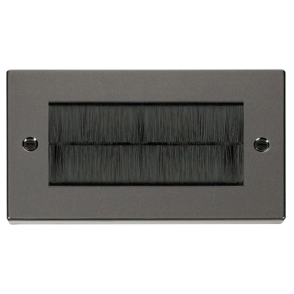 Click Deco Black Nickel 4G Cable Brush Outlet VPBN4BRUSHBK | RS ...
