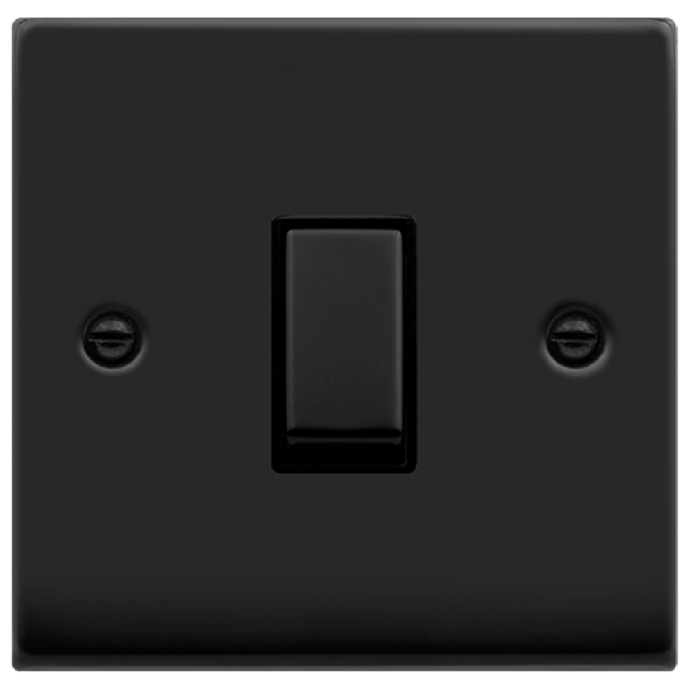 Click Deco Matt Black 20A Double Pole Switch VPMB722BK | RS Electrical ...