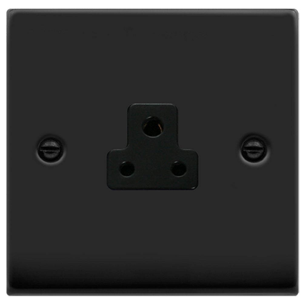 Click Deco Matt Black 2A Unswitched Socket VPMB039BK | RS Electrical ...