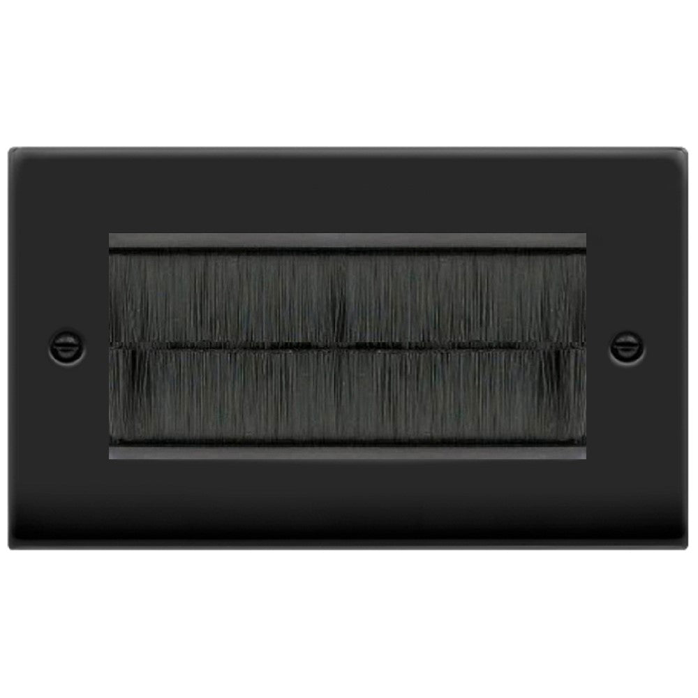Click Deco Matt Black 4G Cable Brush Outlet VPMB4BRUSHBK | RS ...