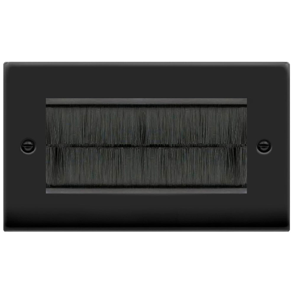Click Deco Matt Black 4G Cable Brush Outlet VPMB4BRUSHBK | RS ...