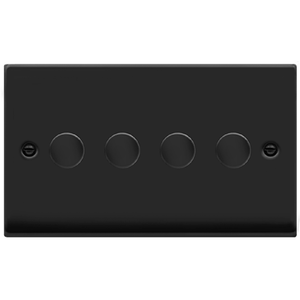 Click Deco Matt Black 4G LED Dimmer Switch VPMB164 | RS Electrical Supplies
