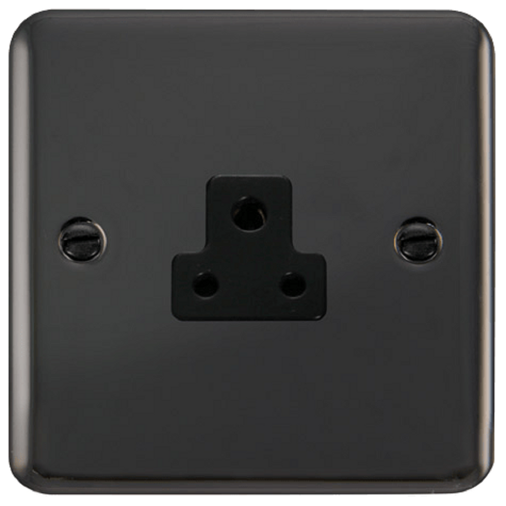 Click Deco Plus Black Nickel 2A Unswitched Socket DPBN039BK | RS ...