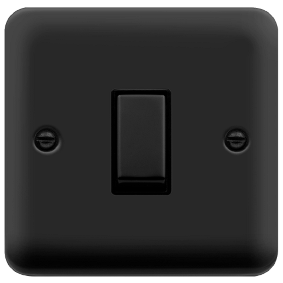 Click Deco Plus Matt Black 1G Light Switch DPMB411BK | RS Electrical ...