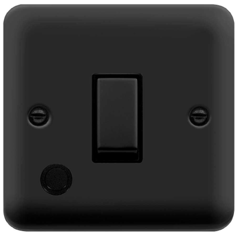 Click Deco Plus Matt Black 20A Double Pole Switch with Flex DPMB522BK ...