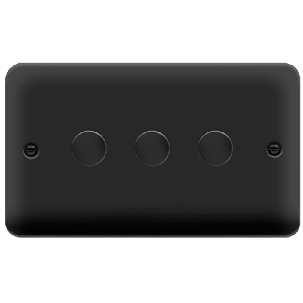 Click Deco Plus Matt Black 3G LED Dimmer Switch DPMB163 | RS Electrical ...