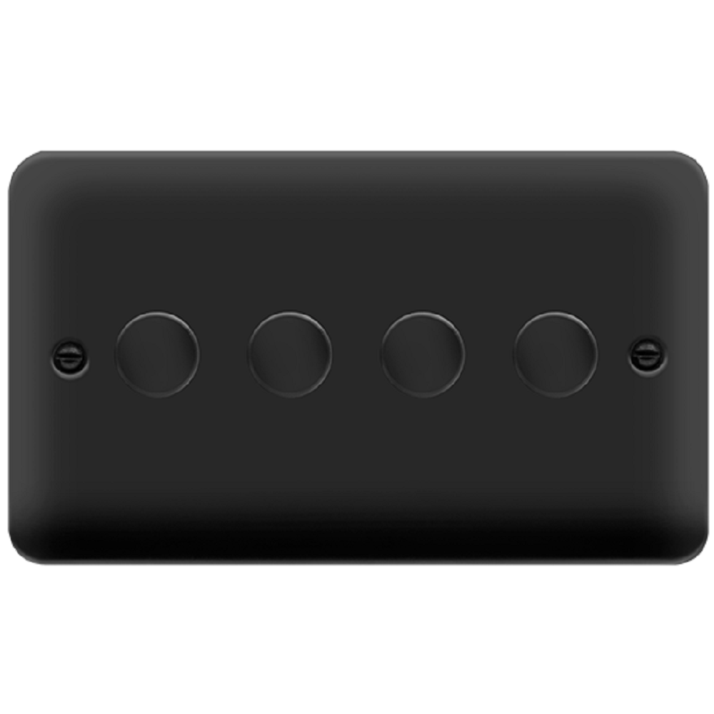 Click Deco Plus Matt Black 4G LED Dimmer Switch DPMB164 | RS Electrical ...