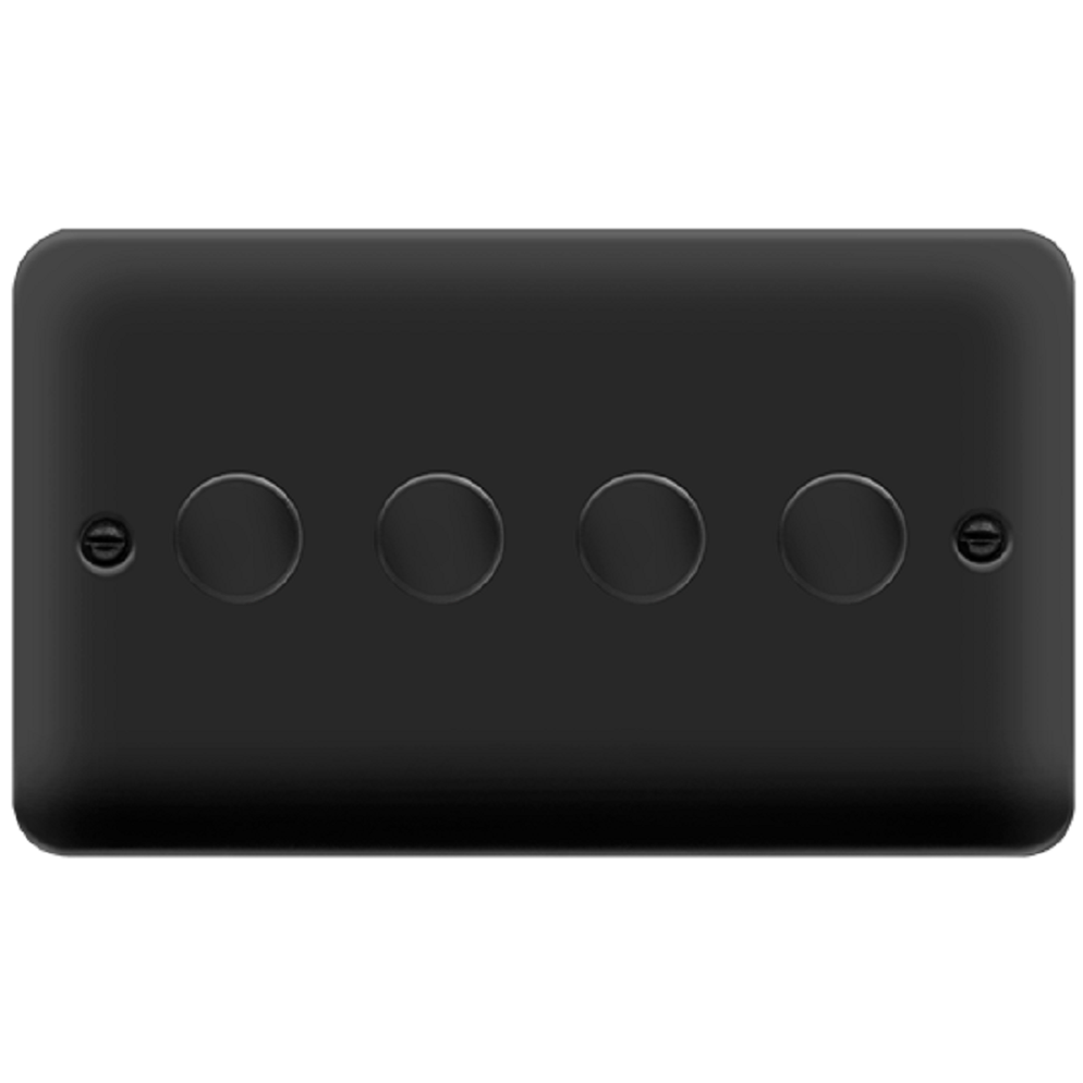 Click Deco Plus Matt Black 4G LED Dimmer Switch DPMB164 | RS Electrical ...