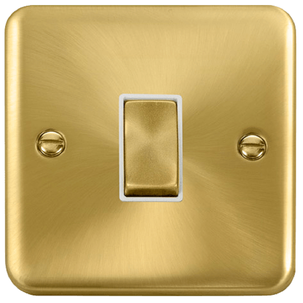 Click Deco Plus Satin Brass Intermediate Switch DPSB425WH | RS ...