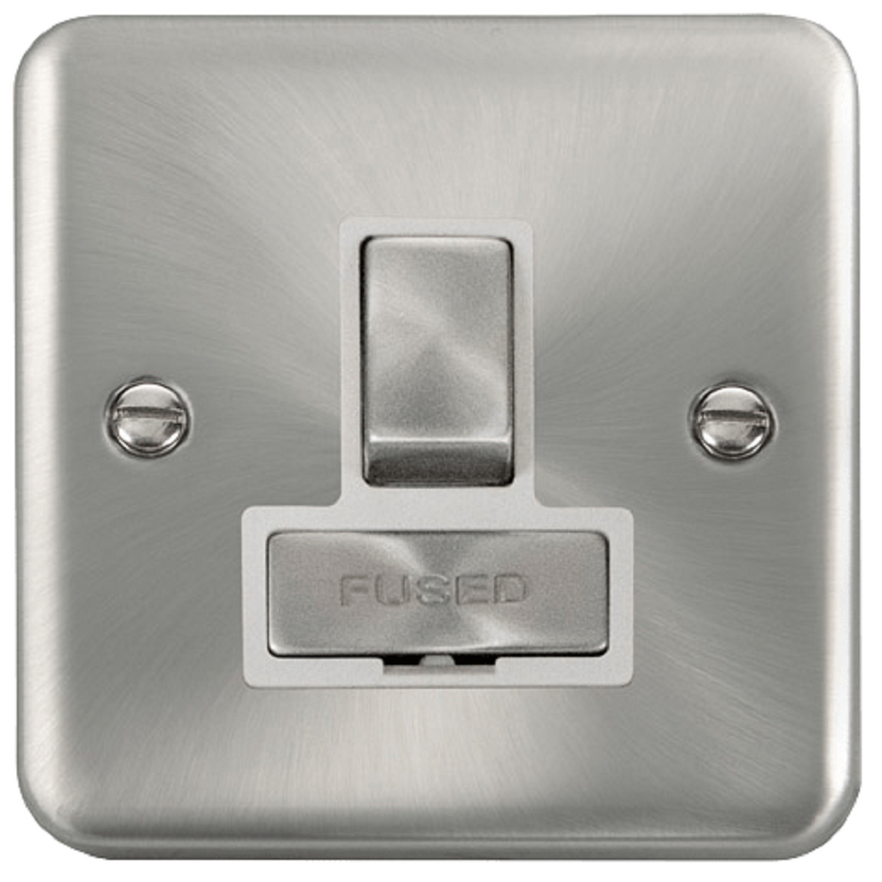 Click Deco Plus Satin Chrome 13A Switched Spur DPSC751WH | RS ...