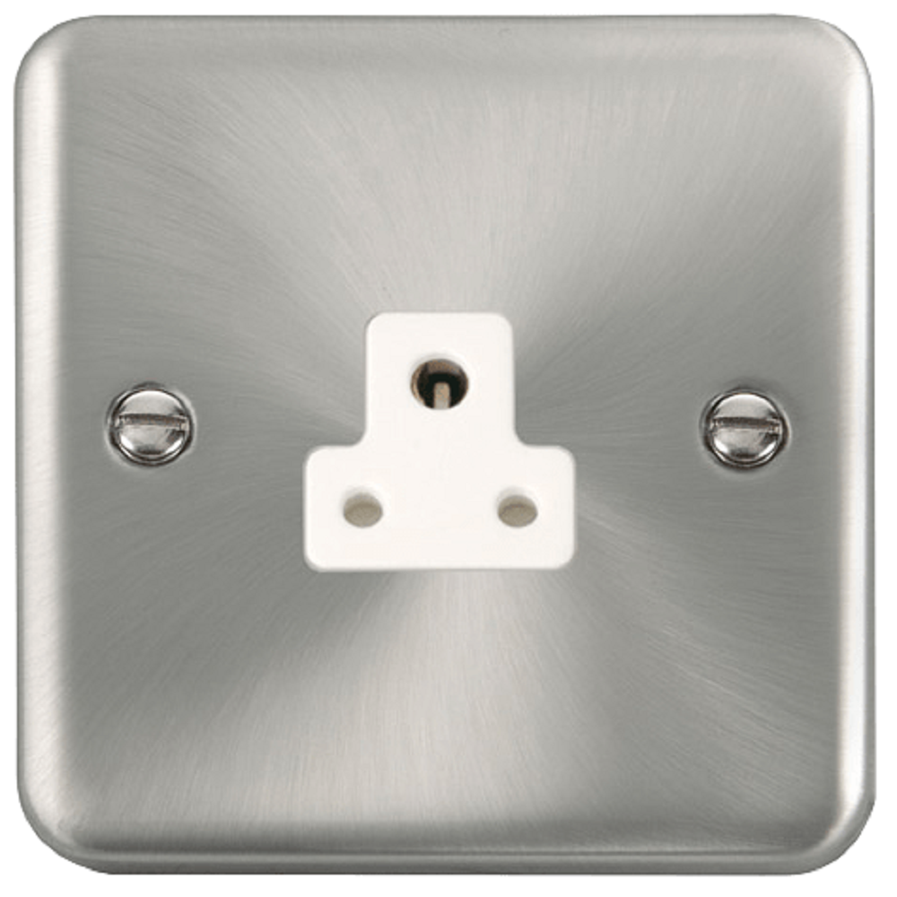 Click Deco Plus Satin Chrome 2A Unswitched Socket DPSC039WH | RS ...