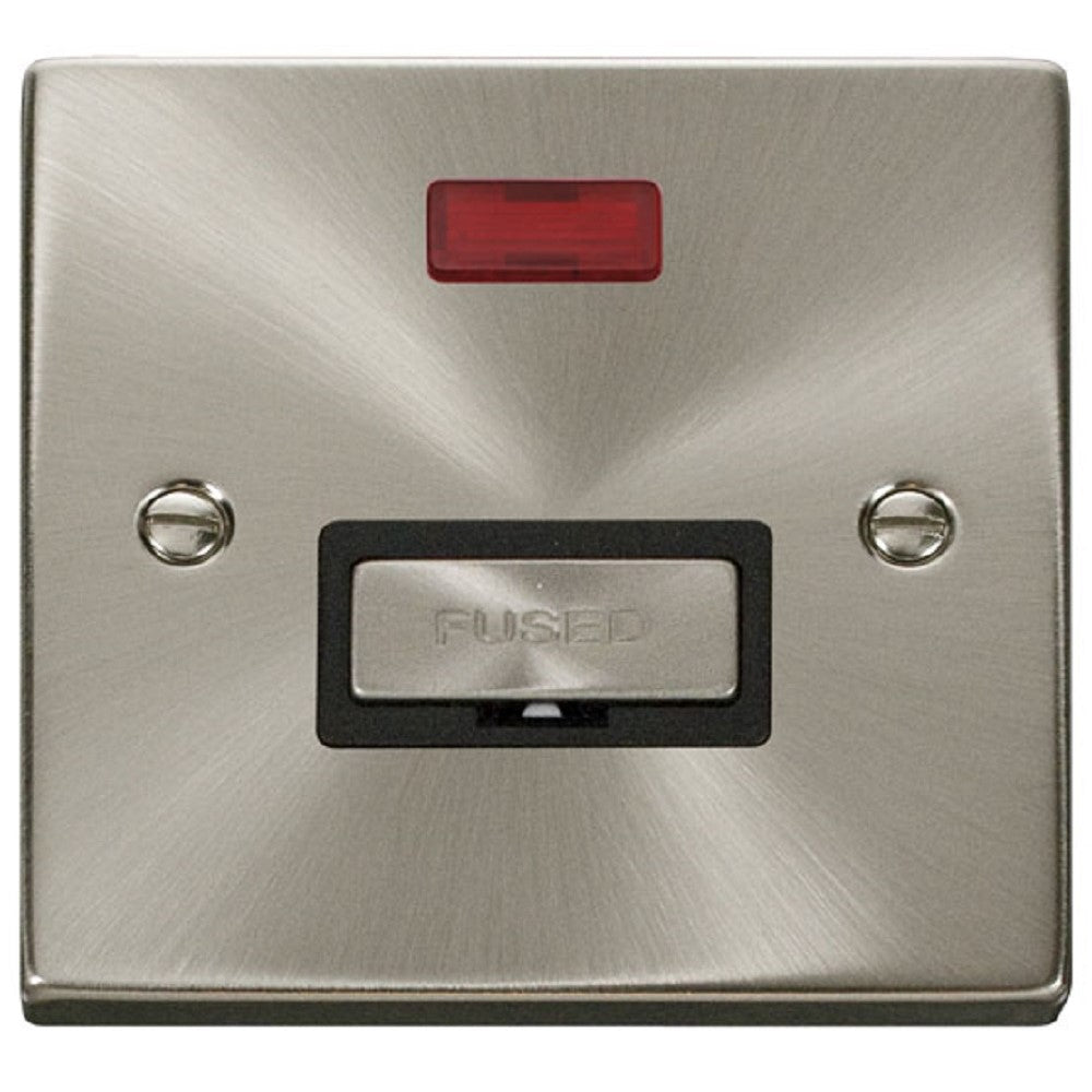 Click Deco Satin Chrome 13A Unswitched Spur Neon VPSC753BK | RS ...