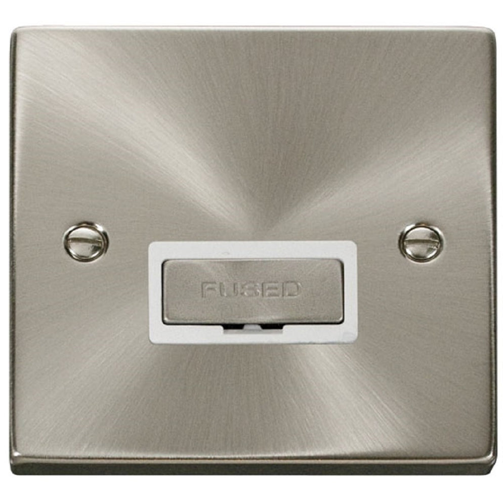 Click Deco Satin Chrome 13A Unswitched Spur VPSC750WH | RS Electrical ...