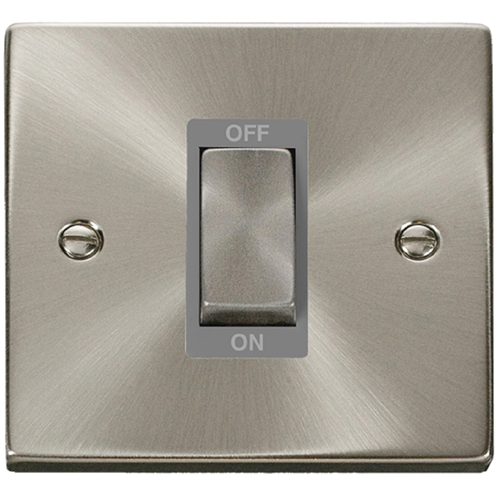 Click Deco Satin Chrome 45A Cooker Switch VPSC500GY | RS Electrical ...