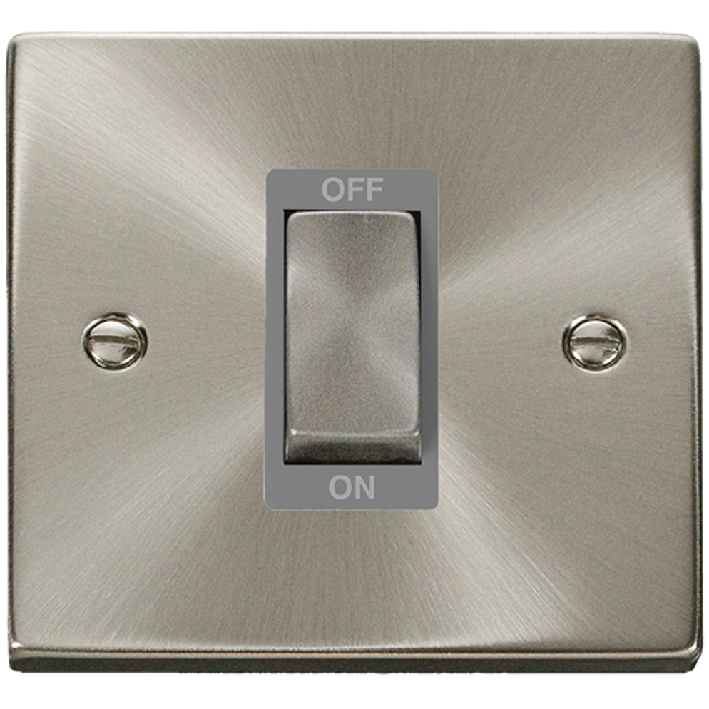 Click Deco Satin Chrome 45A Cooker Switch VPSC500GY | RS Electrical ...