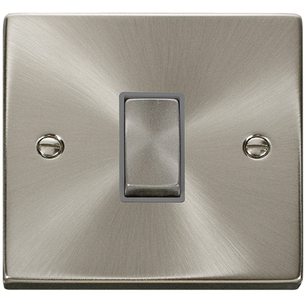 Click Deco Satin Chrome Intermediate Switches | RS Electrical Supplies