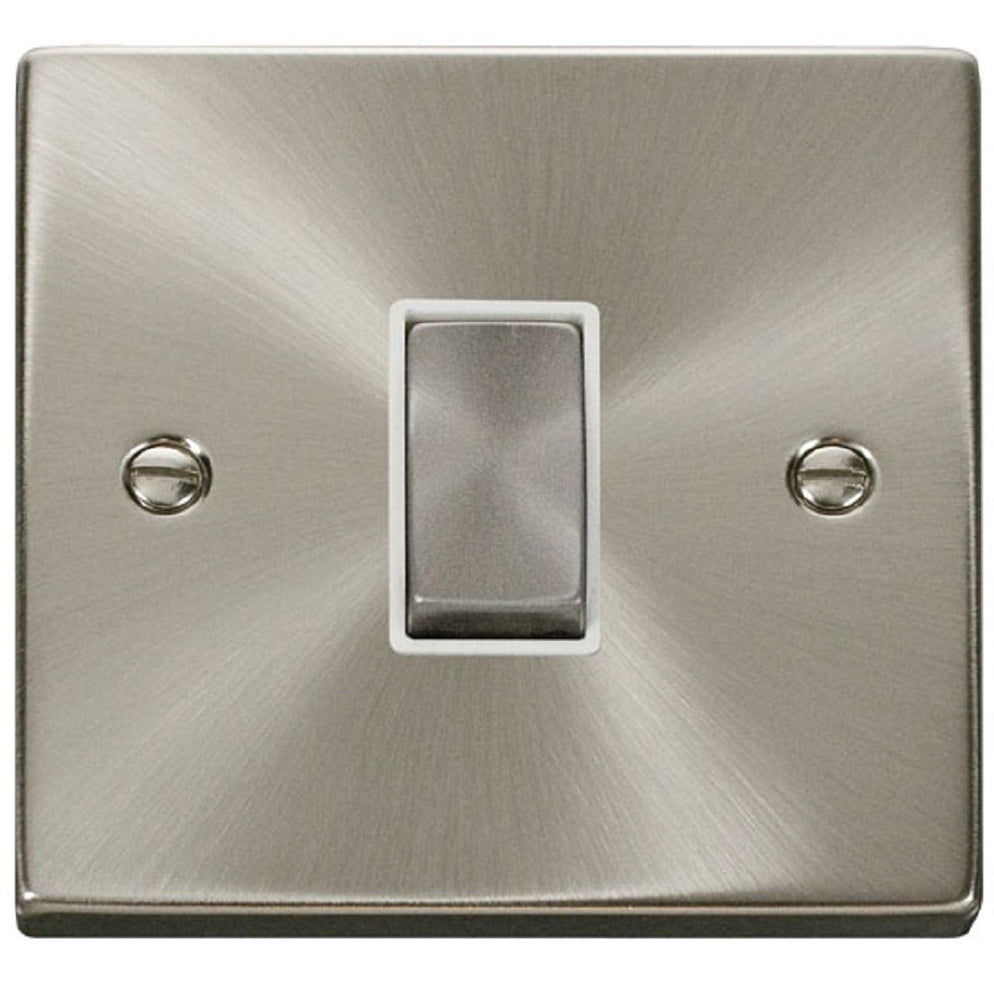 Click Deco Satin Chrome Intermediate Switch VPSC425WH | RS Electrical ...