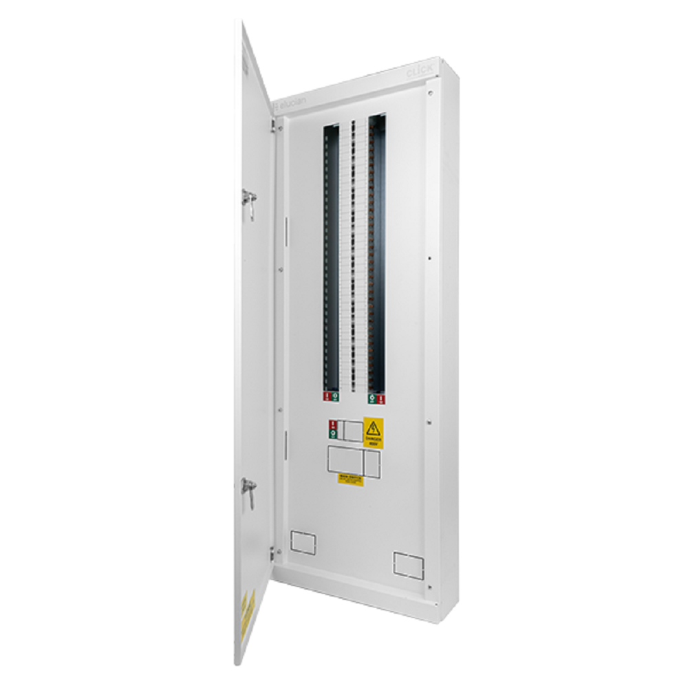 Elucian 3 Phase 24 Way 125A/250A Distribution Board Without Incomer ...