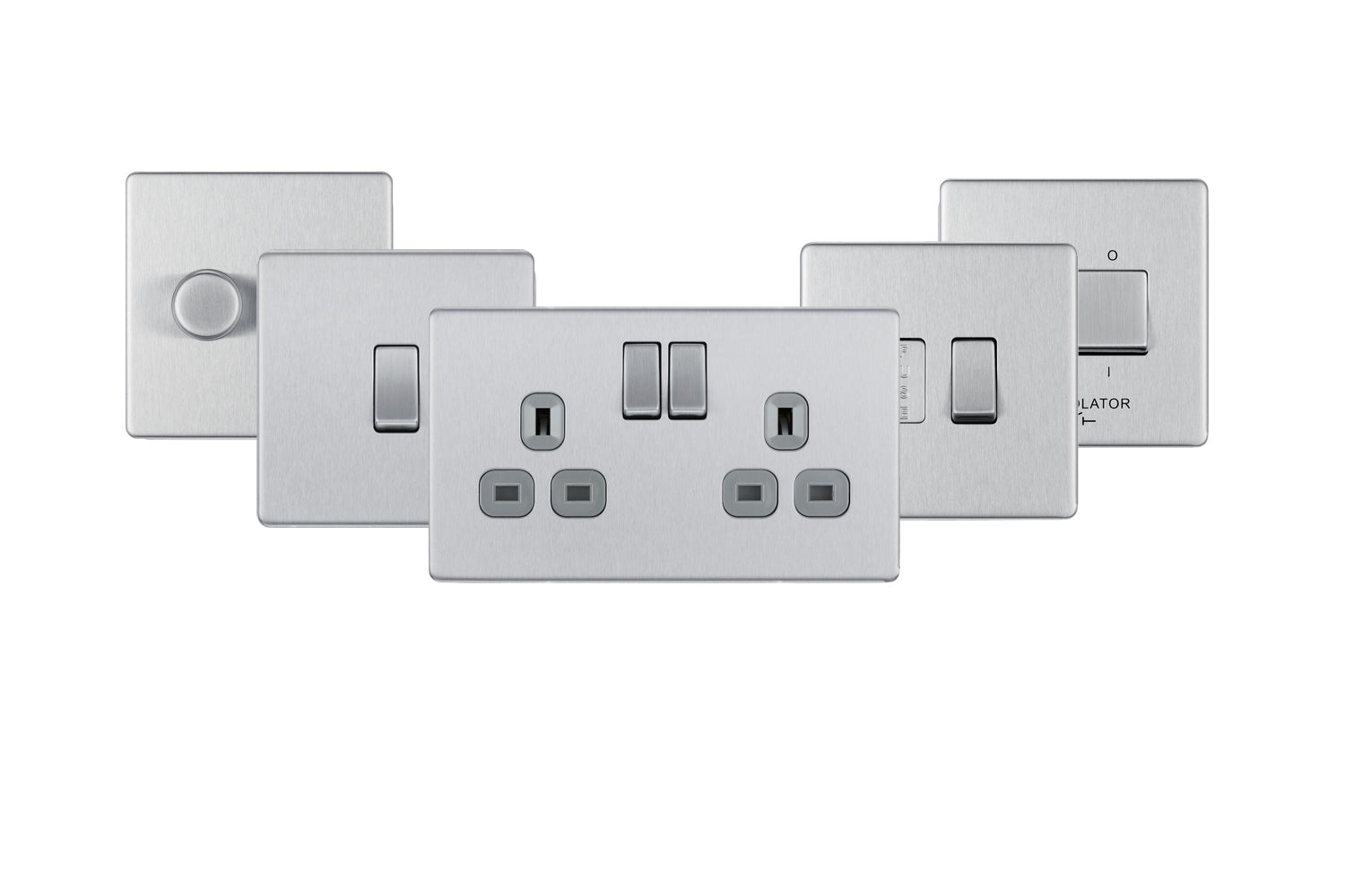 BG Nexus Screwless Brushed Steel Co-axial Socket FBS60 | RS Electrical ...